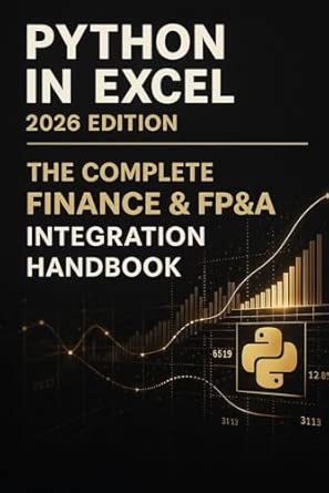 Python-in-Excel 2026 Edition: The Complete Finance & FP&A Integration ...