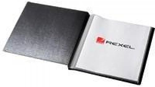 Rexel Presentation Display Book A4 Black (20 Pockets) : Amazon.co.uk ...