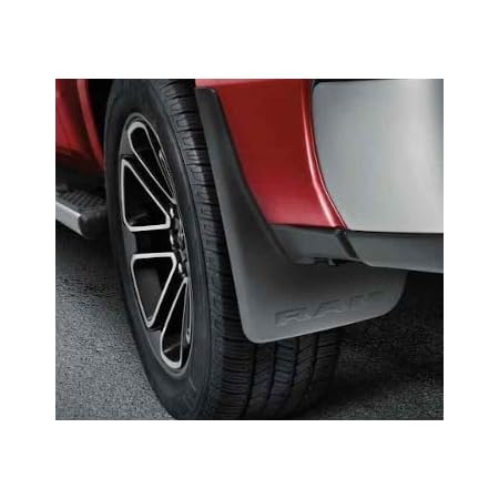 Amazon.com: Mopar 2019 RAM 1500 Rear Molded Splash Guard Mud Flaps W/O ...