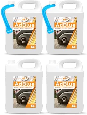 FILO AdBlue 20 Liters with Spout 4 X 5L (2 x 10 L) – Diesel Exhaust ...