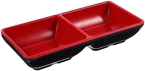 Amazon.com | Kichvoe Party Decorations Dual Dipping Bowls Melamine Dual ...