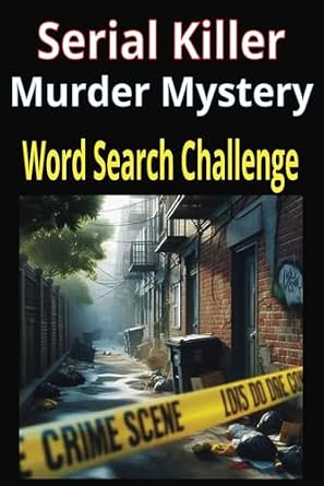 Amazon.com: Serial Killer Murder Mystery Word Search Challenge: Find ...
