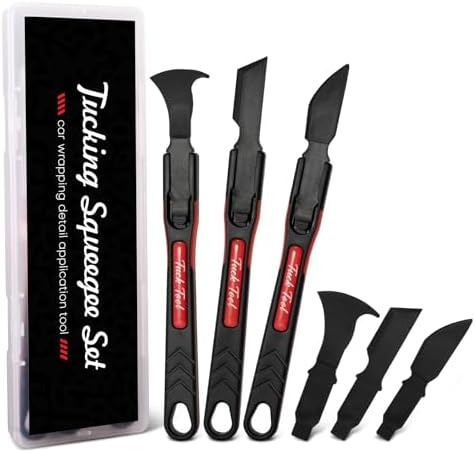 Amazon.com: NEWISHTOOL Micro Squeegee Vinyl Wrap Tool, 6 in 1 Pro ...