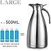 Amazon.com: Sumerflos 68 Oz Stainless Steel Coffee Thermal Carafe/Double Walled Vacuum Thermos ...