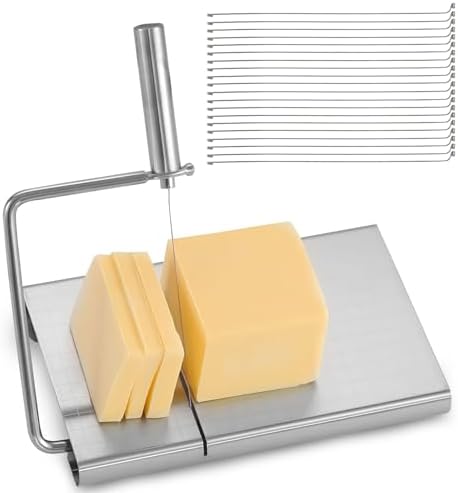 Amazon.com: Cheese Slicer Wire Cutter, Stainless Steel Cheese Cutter ...