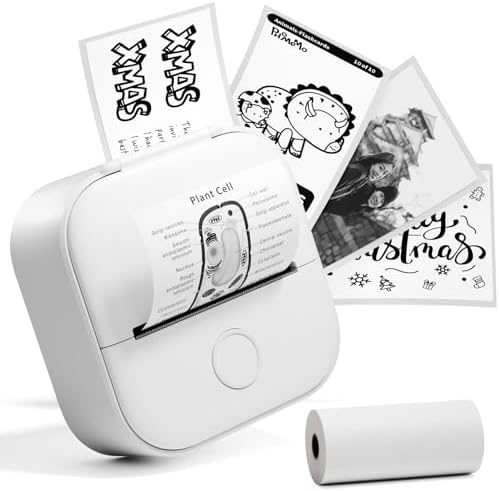 LabelCreate T02 Mini Sticker Pocket Printer Portable Wireless Bluetooth ...