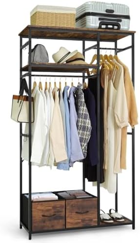 Amazon.com: CAPHAUS 979lbs Capacity Garment Rack for Hanging Clothes ...