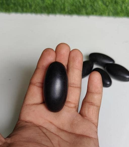 Narmada Shiva Lingam 2"inch Black - Increase Vitality & Pranic Energy ...