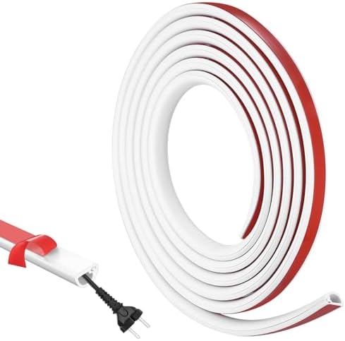 Mini Goulotte Câble Autocollante, 3 Mètres, Cache-Câbles Flexible pour ...