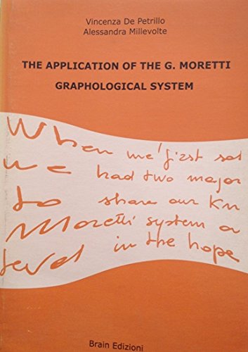 The Application of the G. Moretti Graphological System: Vincenza De ...
