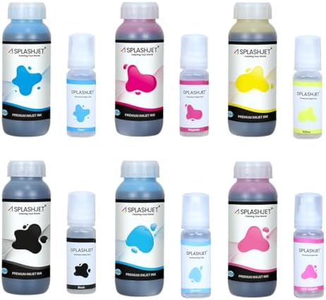 Ravaria 057 Refill Ink for EPSON L8050, L18050 Printer - Compatible Ink ...