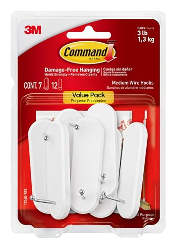 Snapklik.com : Command Medium Wire Hooks Value Pack