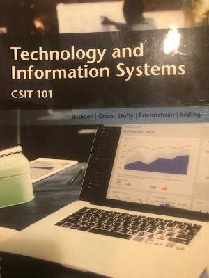 Technology and Information Systems, CSIT 101: Amazon.co.uk: 9781337304900: Books
