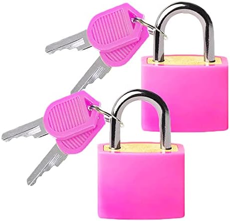 Suitcase Locks with Keys - Pack of 2 Small Suitcase Padlock with Keys ...