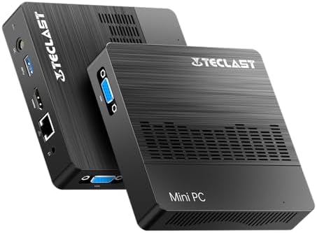 TECLAST N10 Mini PC, 6 GB DDR4 128 GB Intel N4000 Mini Computer, 4K ...