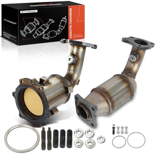 Amazon.com: A-Premium Front 2-PC Catalytic Converter Kit Direct-Fit Compatible with Nissan ...