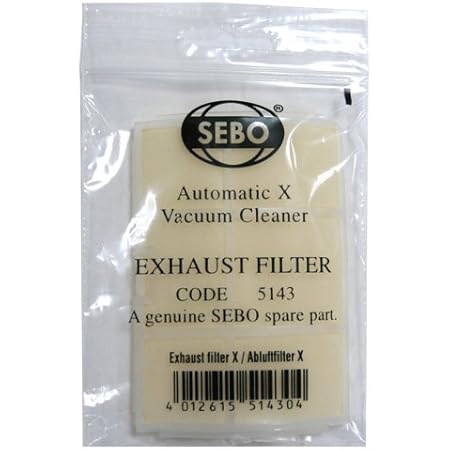 SEBO 5143 Exhaust Filter For Automatic Upright Vacuum Cleaner : Amazon ...