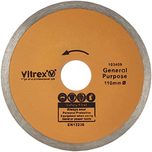 Vitrex 180mm Standard Diamond Blade : Amazon.co.uk: DIY & Tools