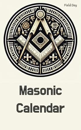 Amazon.com: Field day Masonic Calendar Freemasonry Schedule Notebook ...