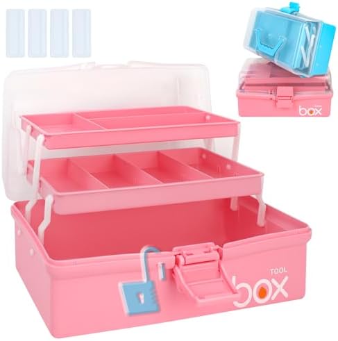 Amazon.com: Noamus 11" Three-Layer Multipurpose Storage Box, Clear ...