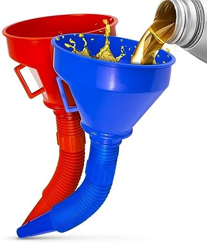 Funil Automotivo Plastico Dosador Combustivel Ponta Bico Flexivel ...