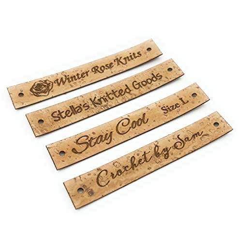 Amazon.com: Personalized cork labels with logo, material, care ...