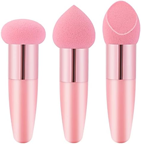 Amazon.com : 3Pcs Makeup Sponge Facial Foundation Sponge Professional ...