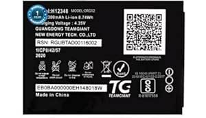 Original H12348 Battery for Jio WiFi Reliance Jio WiFi Dongle/Airtel ...