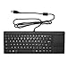 Amazon.com: Industrial Keyboard, Wired Keyboard with Touchpad X Scissor ...