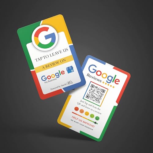 Google Review PVC Smart NFC Business Cards - PrintID