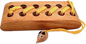 Brot Puzzle, Maus und Käse Puzzle, Kinderpuzzle, Knobelholz ...