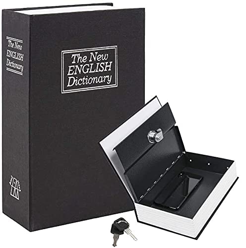 Prachit Cash Box Book Locker Safe Stainless Steel Dictionary Type Vault ...