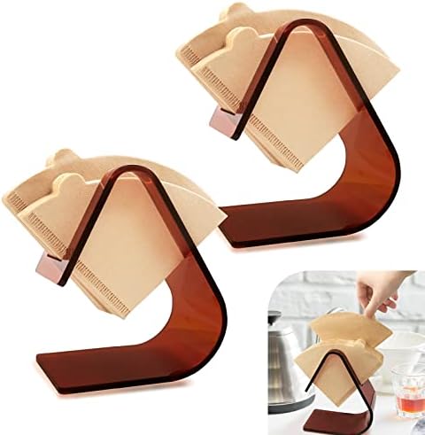 Amazon.com: 2Pack Luxuriously Polished 5MM Thick Acrylic Coffee Filter ...