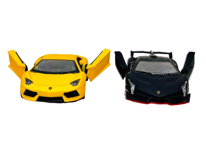 Kinsmart Combo of Lamborghini Veneno KT5367 and Lamborghini Aventador ...