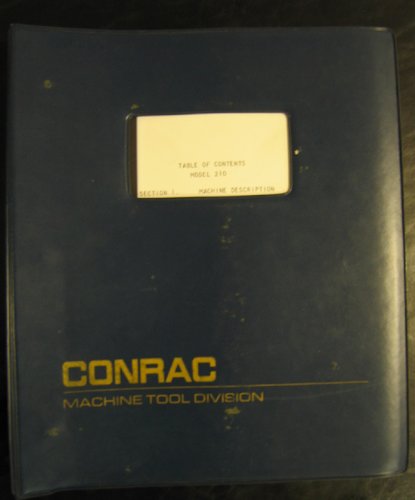 Conrac Model 210 Tube Bender Manual: Conrac: Amazon.com: Books