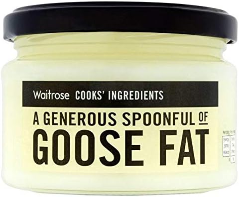 Amazon.com: Cooks' Ingredients Goose Fat - 200g (0.44 lbs) : Grocery ...