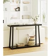 Amazon.com: Masupu Console Table with Storage, Sofa Table with Shelf ...