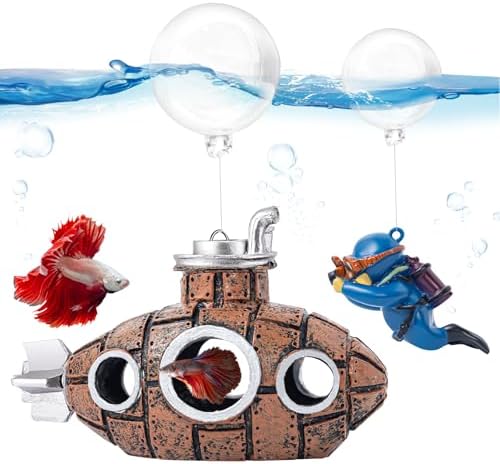 Amazon.com: MWYZGmold Aquarium Floating Island Decorations,Fish Tank ...