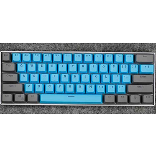 Buy CSJD 61 Key Cap, PBT Transparent keycap GH60 keycap Mechanical ...