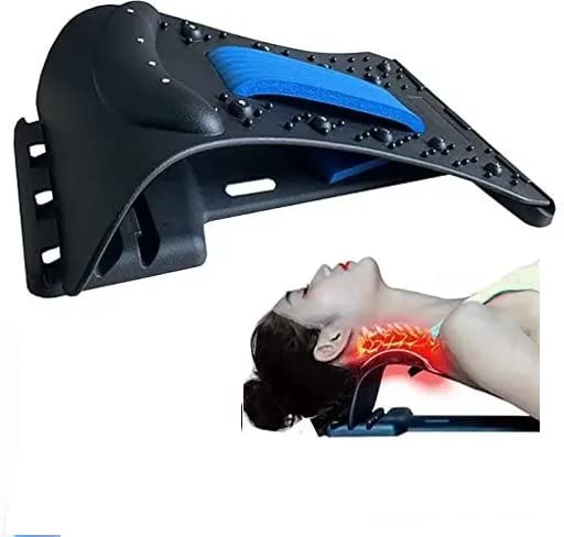 Buy Neck And Shoulder Relaxer Cervical Stretcher Neck Traction Device ...