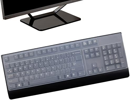 Amazon.com: Clear Desktop Computer Keyboard Cover Skin for PC 104/107 ...