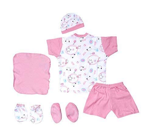 Buy Little Hub New Born Unisex Baby 6pcs Gift Set (Pink, 0-3 months) at ...