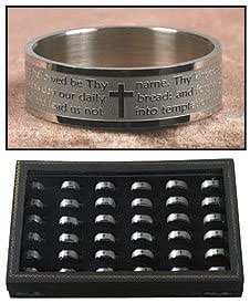 Amazon.com: Our Father Ring Display 36pcs : Clothing, Shoes & Jewelry