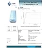 Amazon.com: 0.2 Micron Filter Cartridge Pleated Polypropylene, 2-5/8" x ...