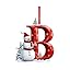 Personalised 26 Letter Christmas Ornaments - Hanging Letter Christmas ...