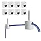 8 Pack Swag Hooks for Ceiling Hanging, Ceiling Hooks for Hanging Lights ...