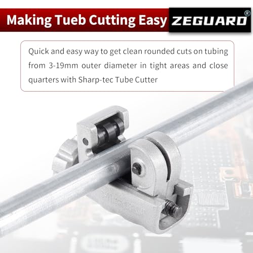 Zeguard Sharp-tec 3-19mm Pipe Cutter, Adjustable Pipe Slice, Mini Tube ...