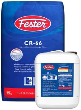 Fester Impermeabilizante Cementoso FESTER CR 66 FIBER FORCE Gris ...