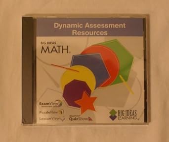 Amazon.com: Big Ideas Math Dynamic Assessment Resources: 9781608402359 ...