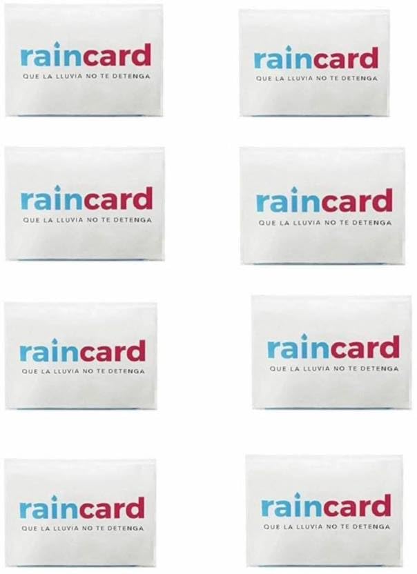 Buy HASHFLOW Unisex Disposable Rain Card for Emergency Use | Waterproof ...